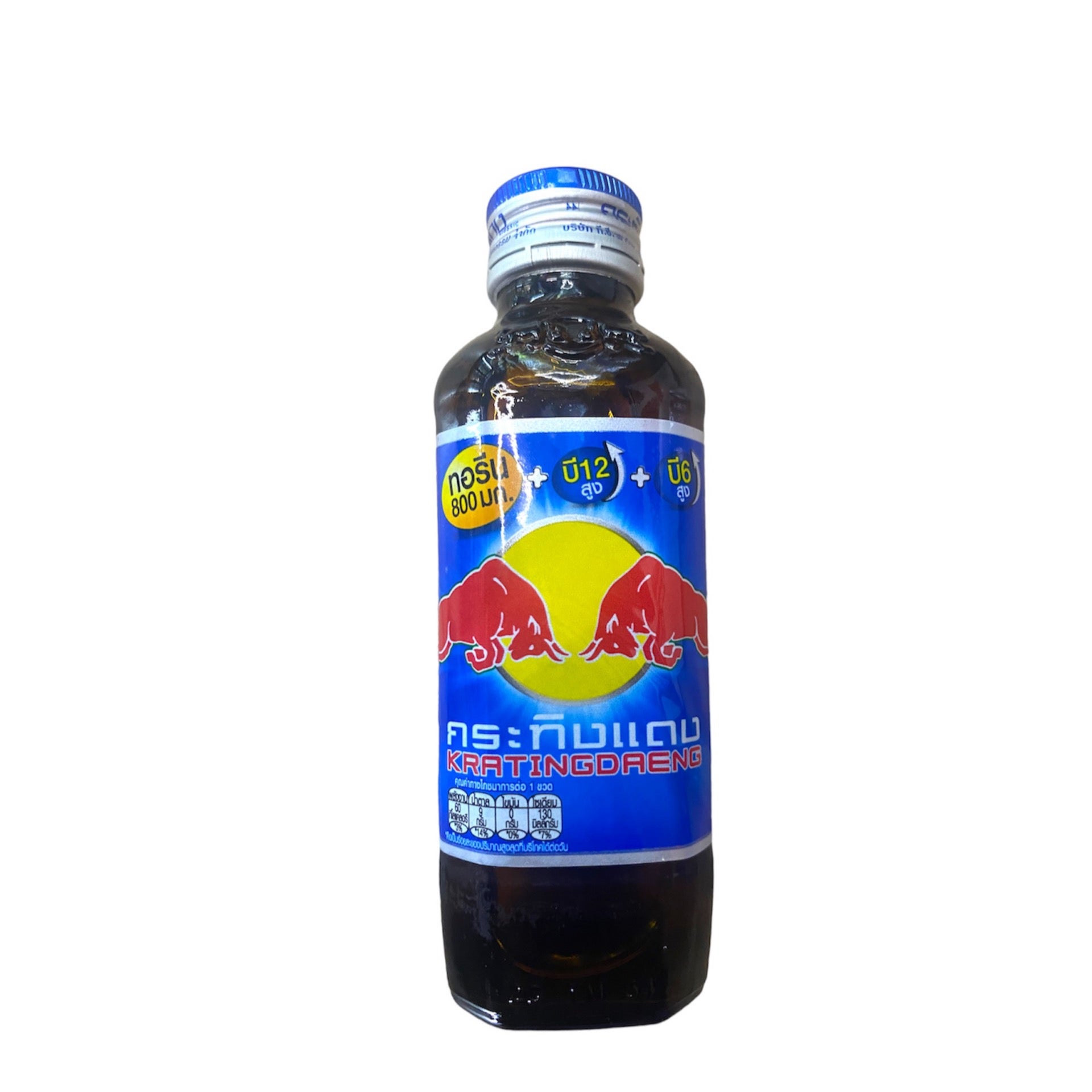 Thai Red Bull Glass Bottle 150ml | Big Lick Exotix